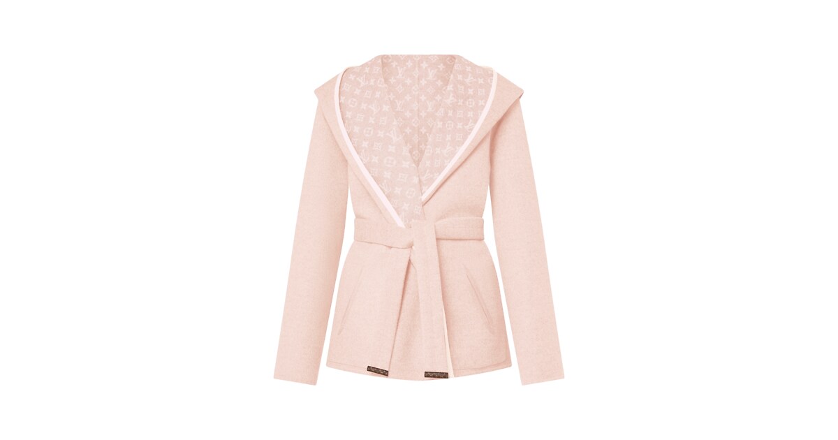 Signature Short Hooded Wrap Coat - Ready-to-Wear | LOUIS VUITTON