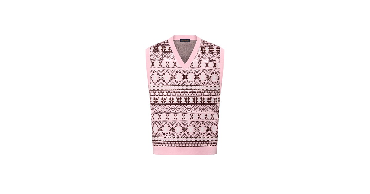 Fair Isle Jacquard Merino Wool Vest - Ready-to-Wear | LOUIS VUITTON