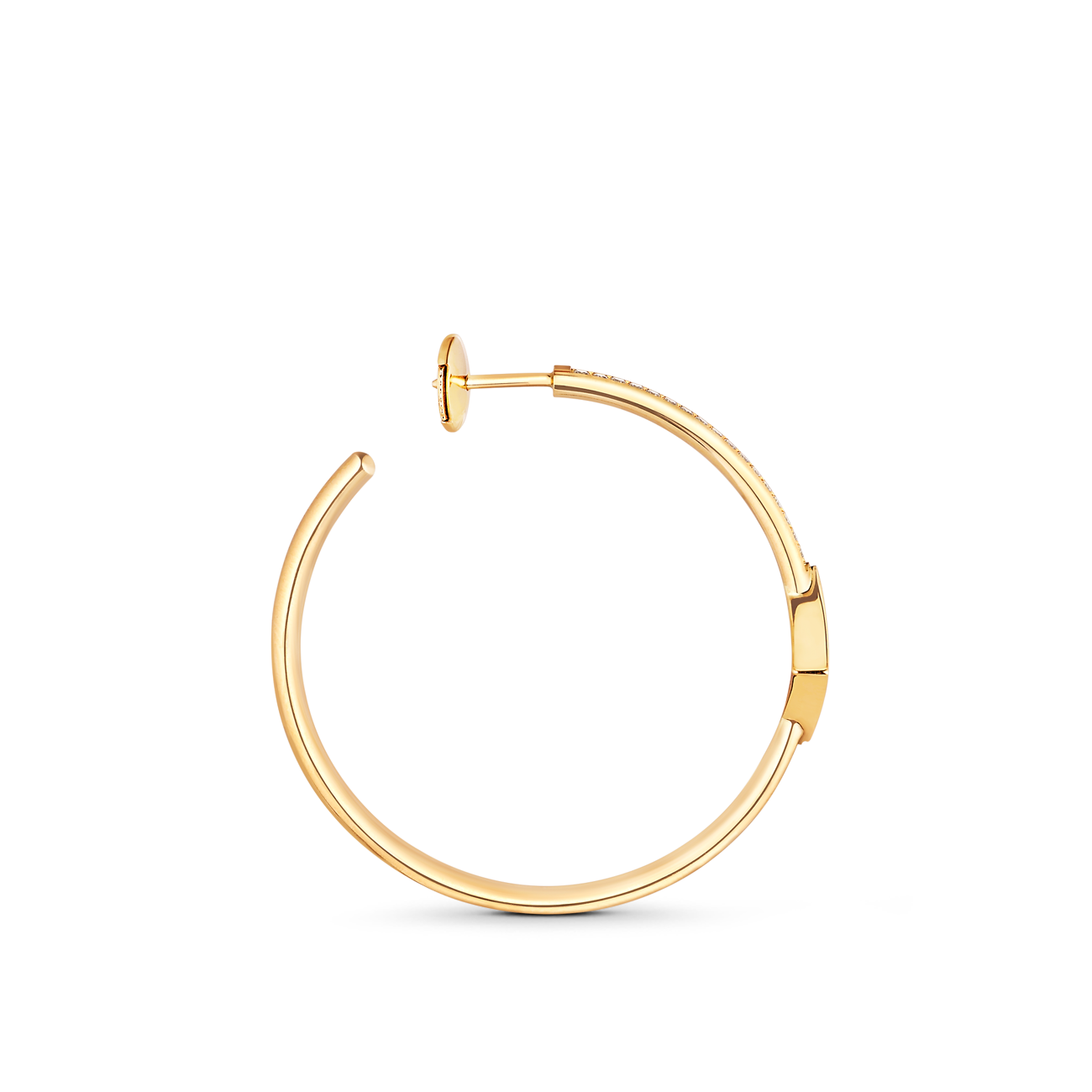 Idylle Blossom Hoops, Yellow Gold And Diamonds - Categories | LOUIS VUITTON