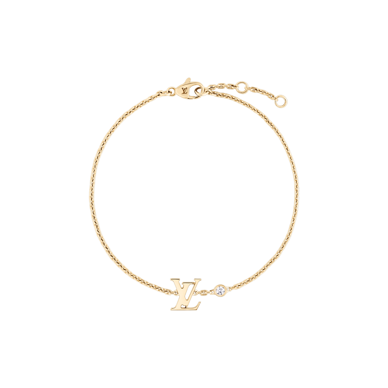 Idylle Blossom LV Bracelet, Yellow gold and diamond - Categories ...