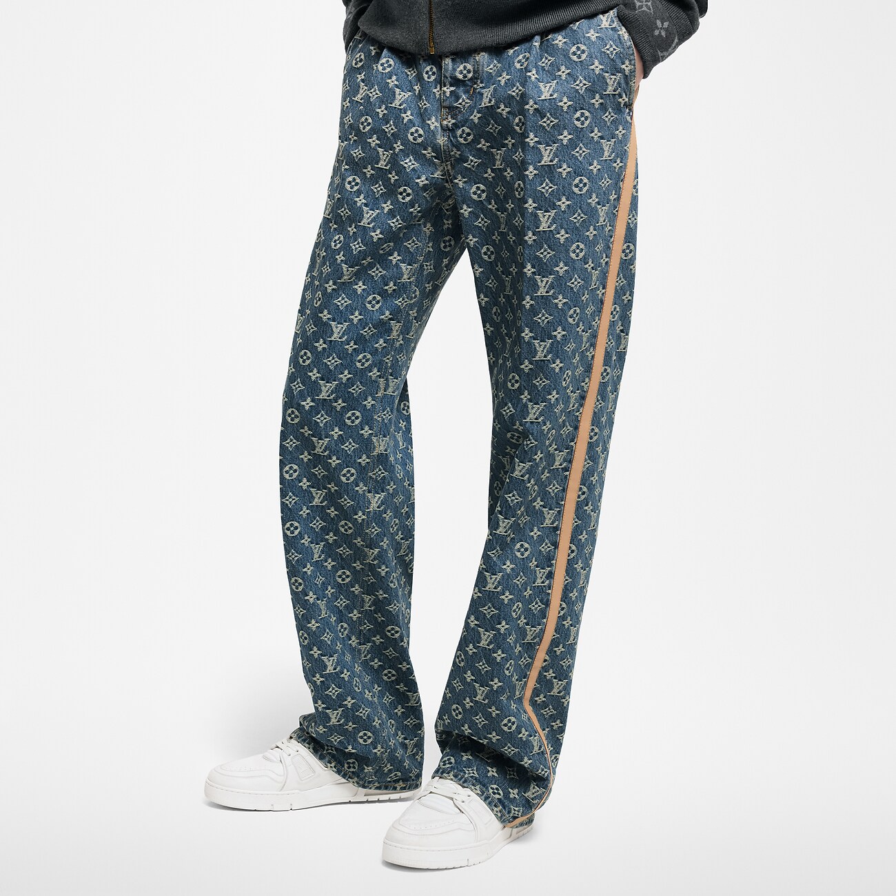 Monogram Denim Tailored Pants - Ready-to-Wear | LOUIS VUITTON