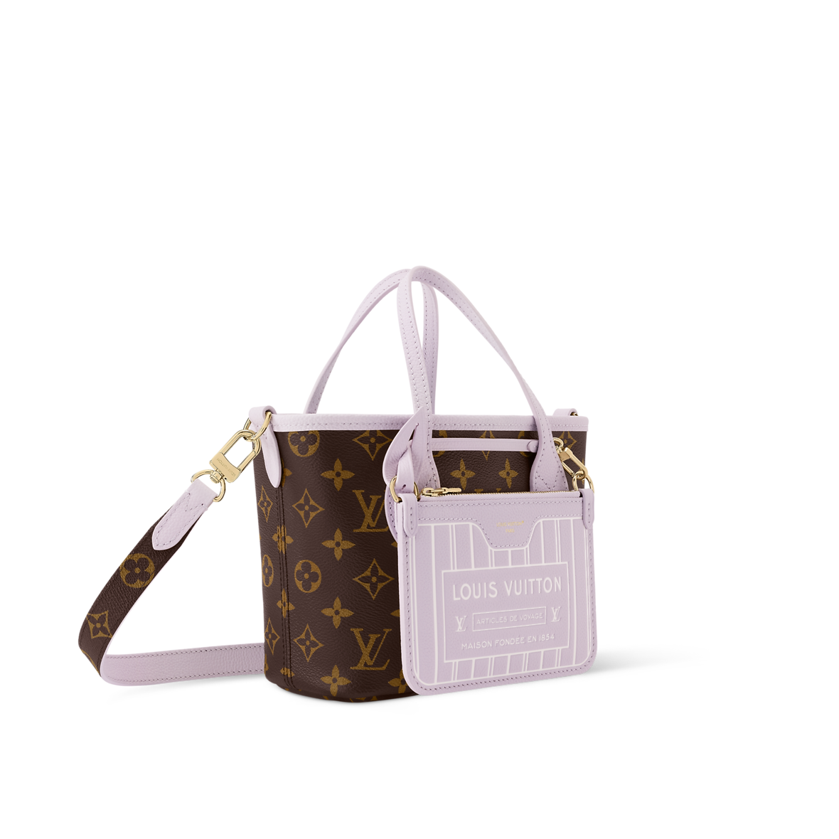 Neverfull Bandoulière Inside Out BB H33 - Handbags | LOUIS VUITTON